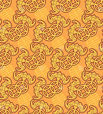 Chinese Pattern - Seamless Tile with Bats, Background, Wallpaper ...