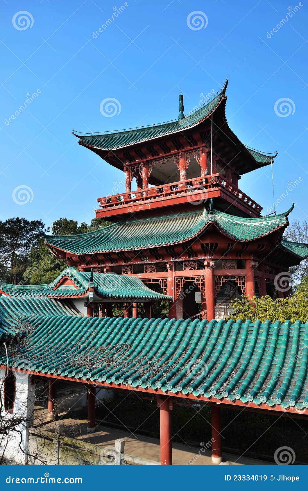 Chinese pavilion stock image. Image of china, nature - 23334019