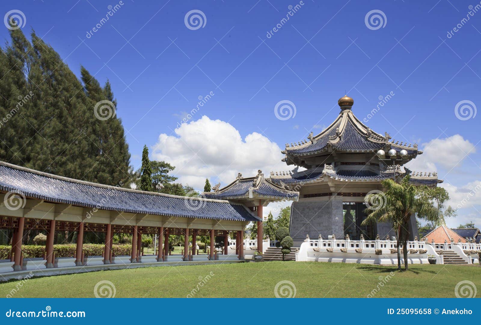 Chinese pavilion stock photo. Image of historic, landmark - 25095658