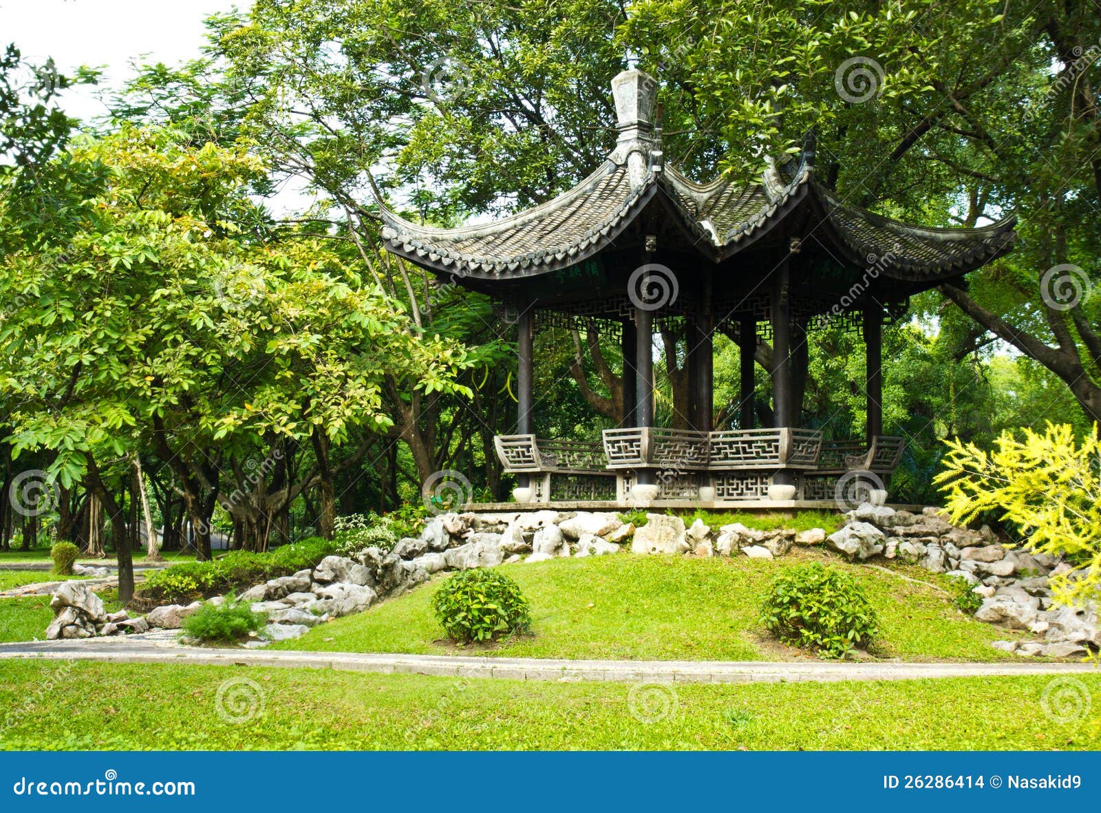 Chinese pavilion stock photo. Image of china, peaceful - 26286414