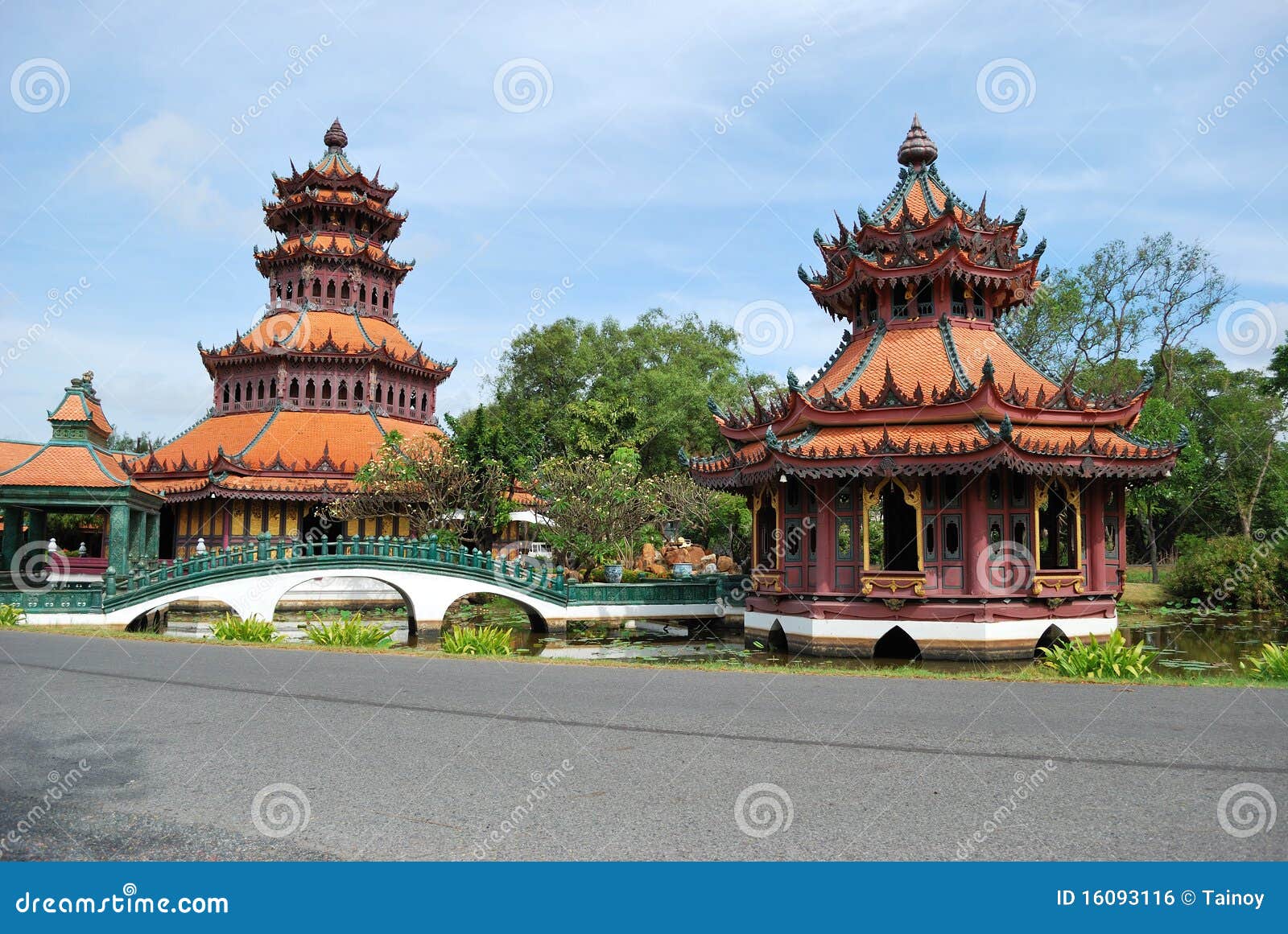 Chinese Pavilion in the Garden. Stock Photo - Image of culture, asia ...