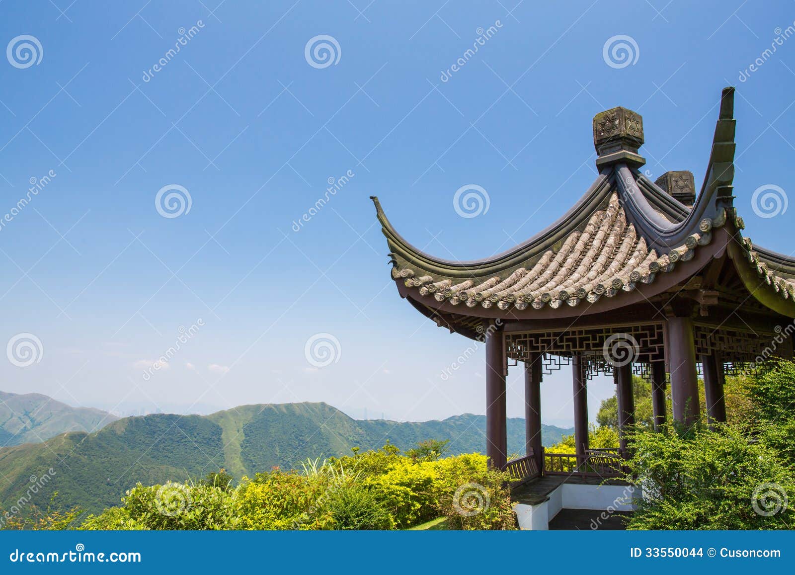 Chinese Pavilion stock photo. Image of leisure, attraction - 33550044