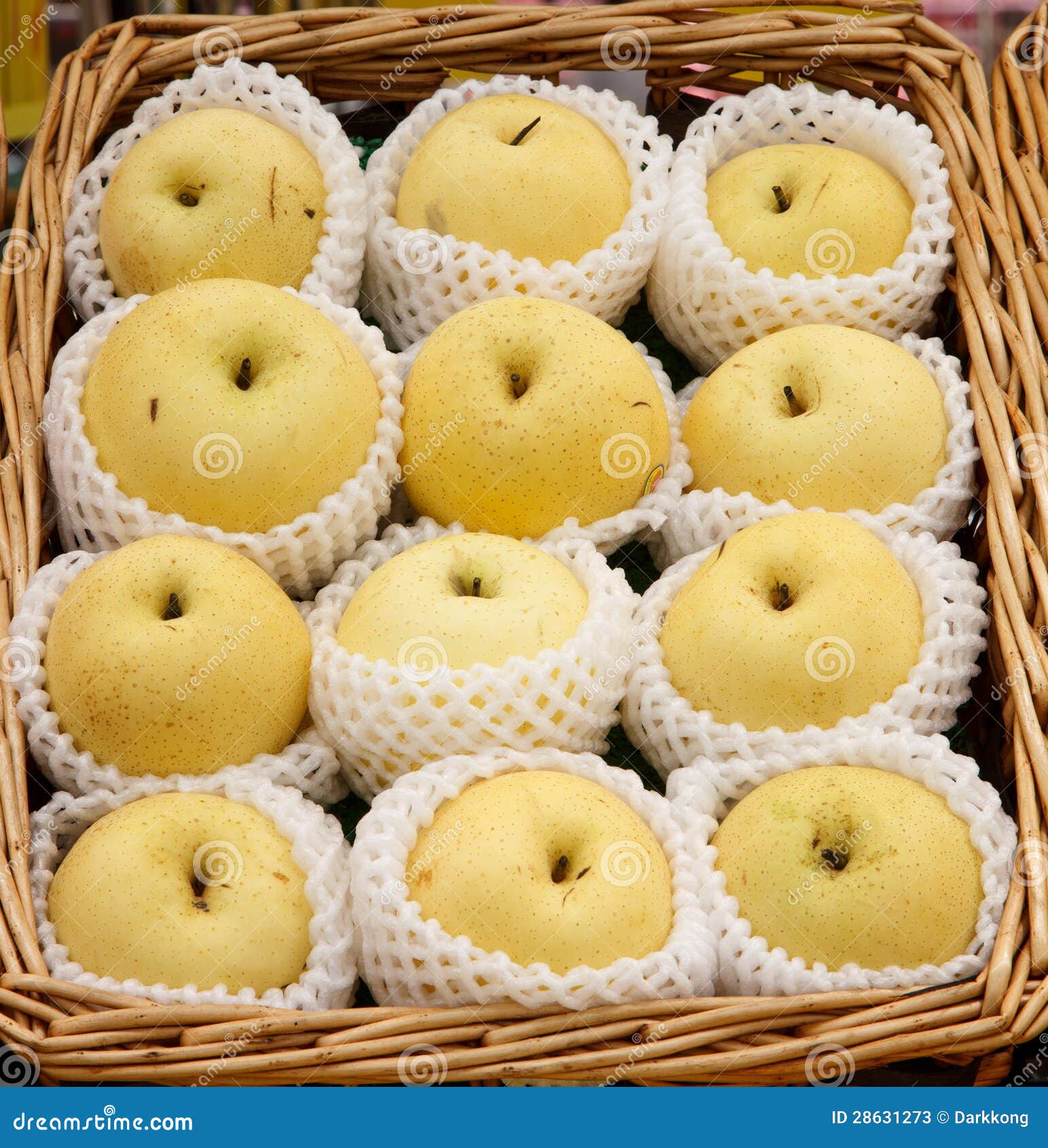 Chinese pear stock image. Image of round, basket, object - 28631273