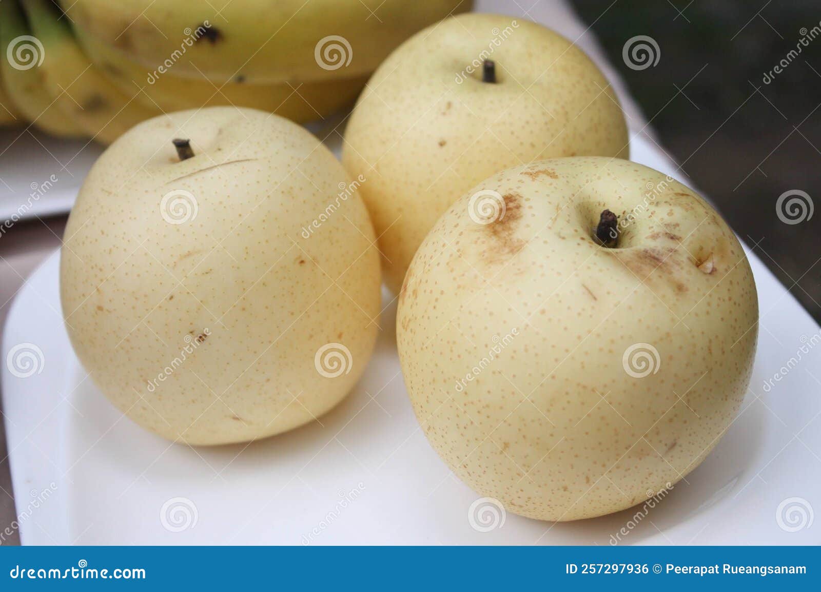 Chinese Pears in Close-up Mode Shot. Stock Photo - Image of chinese ...