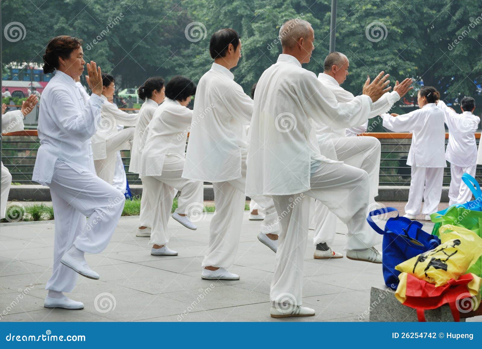 Chinese People are Playing Taiji Editorial Photography - Image of ...