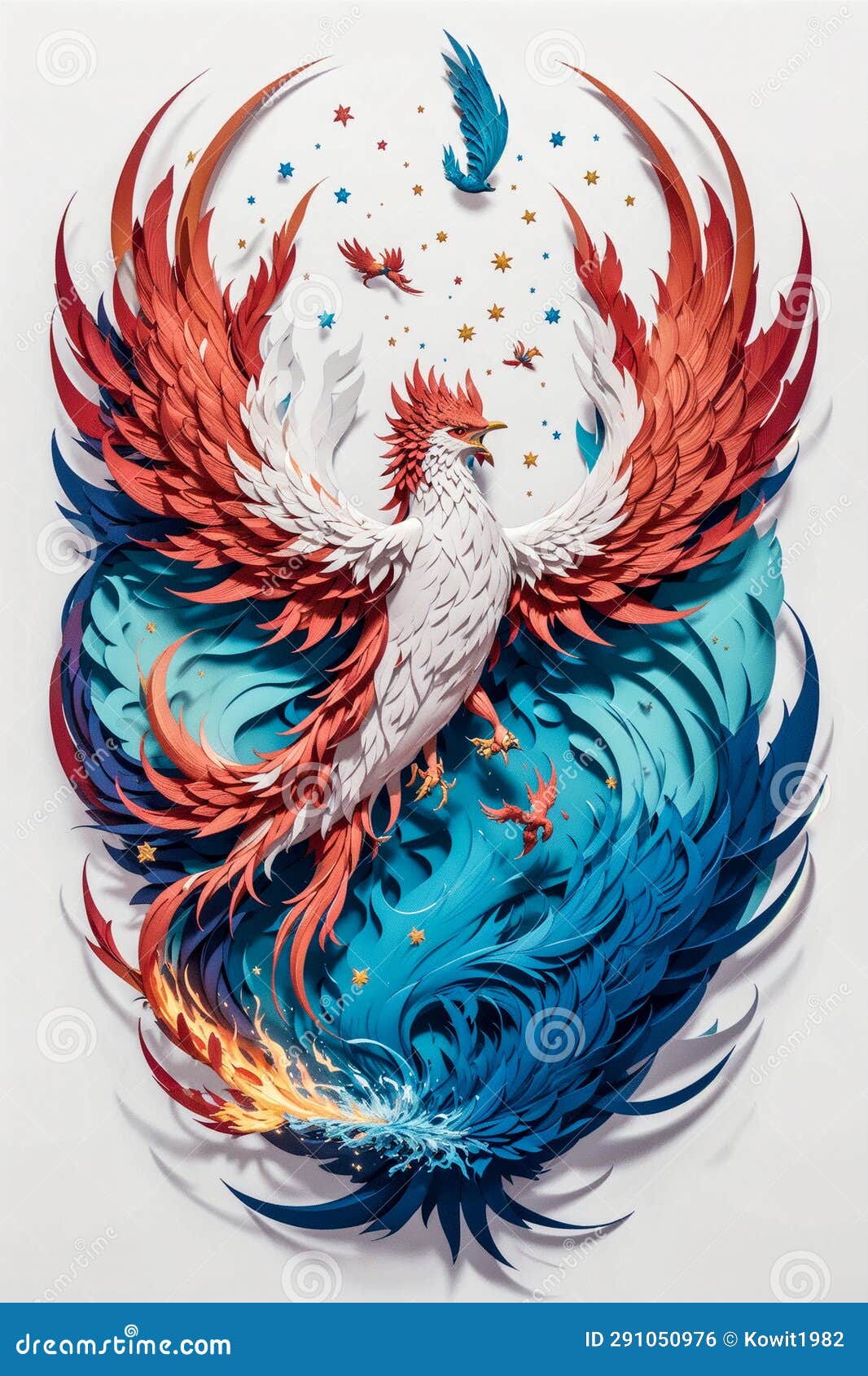 Chinese Phoenix Paper Cut,beauty of Chinese Art with Generative Ai ...