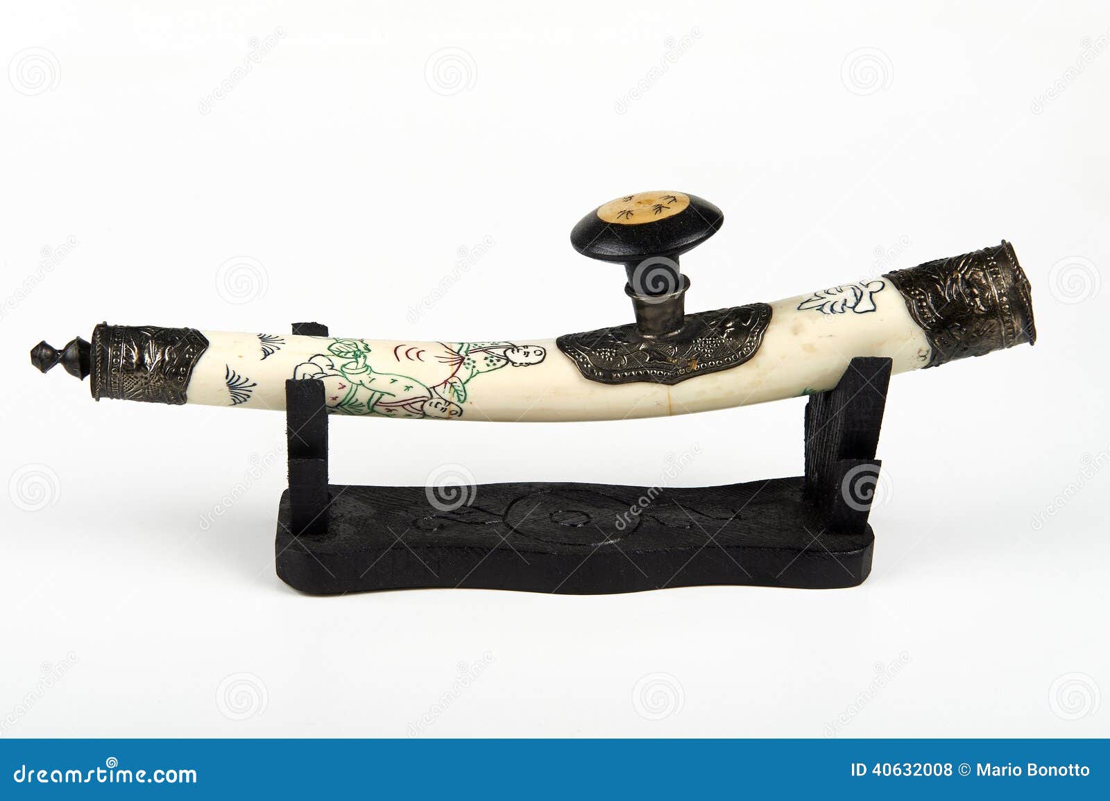 Chinese pipe stock photo. Image of pipe, retro, smoke - 40632008