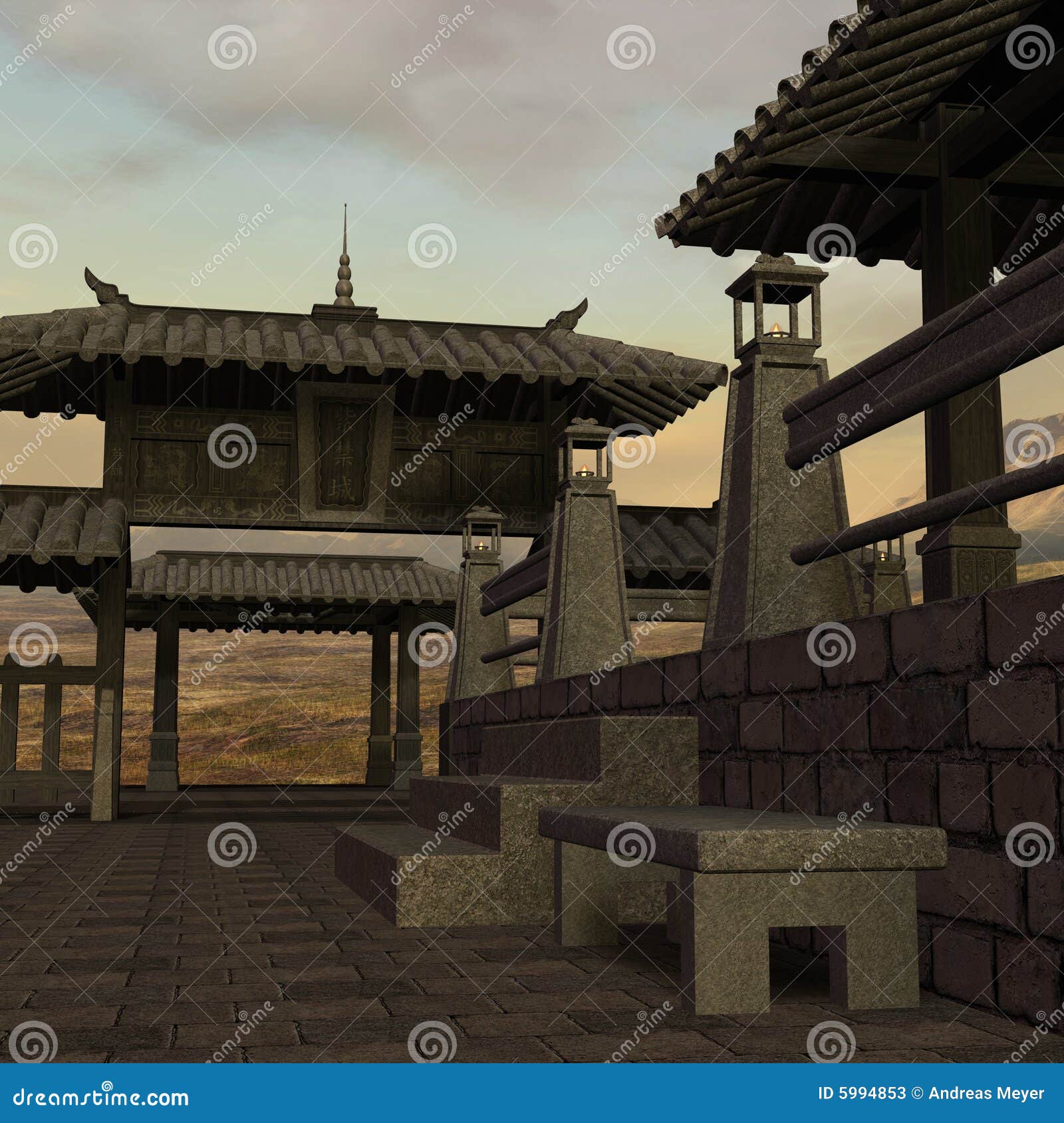 Chinese Ruins Stock Illustrations – 121 Chinese Ruins Stock ...