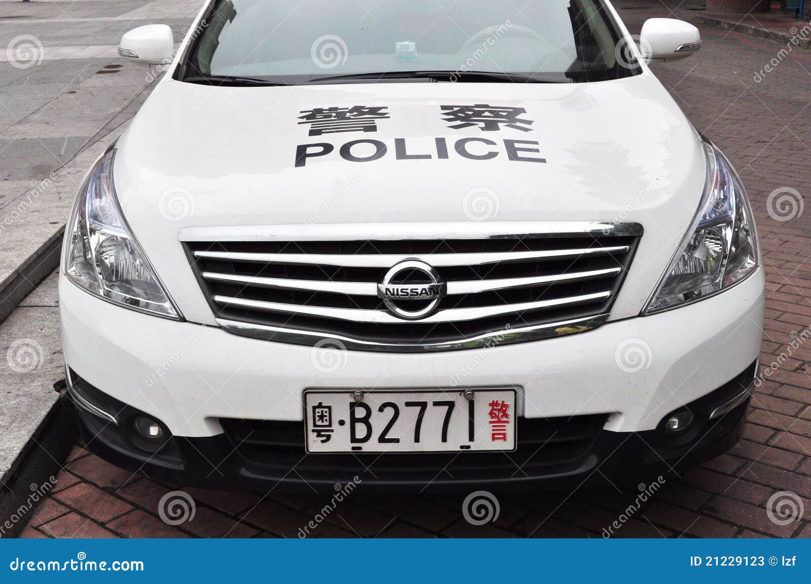 Chinese police car editorial stock photo. Image of power - 21229123