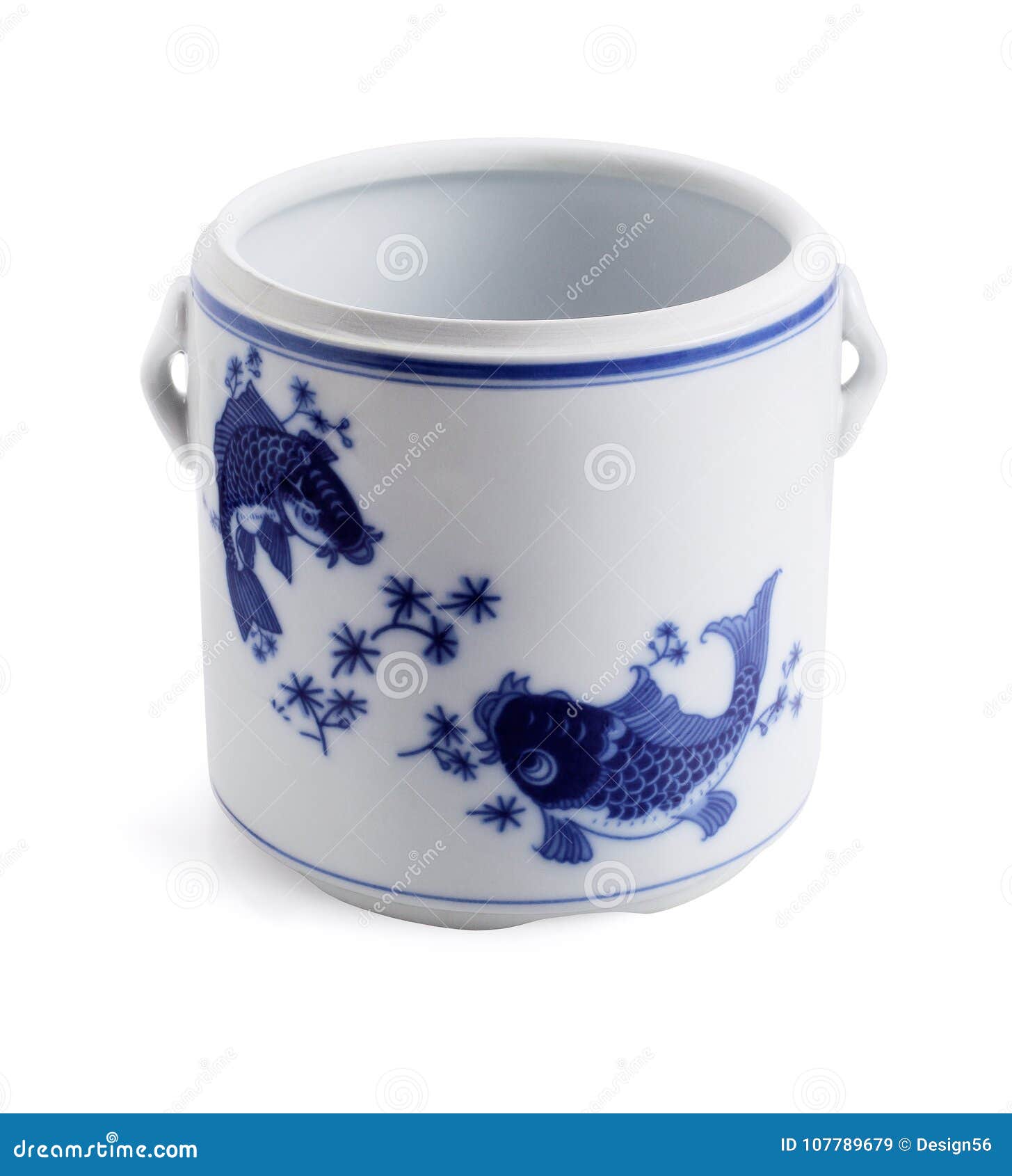 Chinese Porcelain Container Stock Image - Image of bowl, handle: 107789679