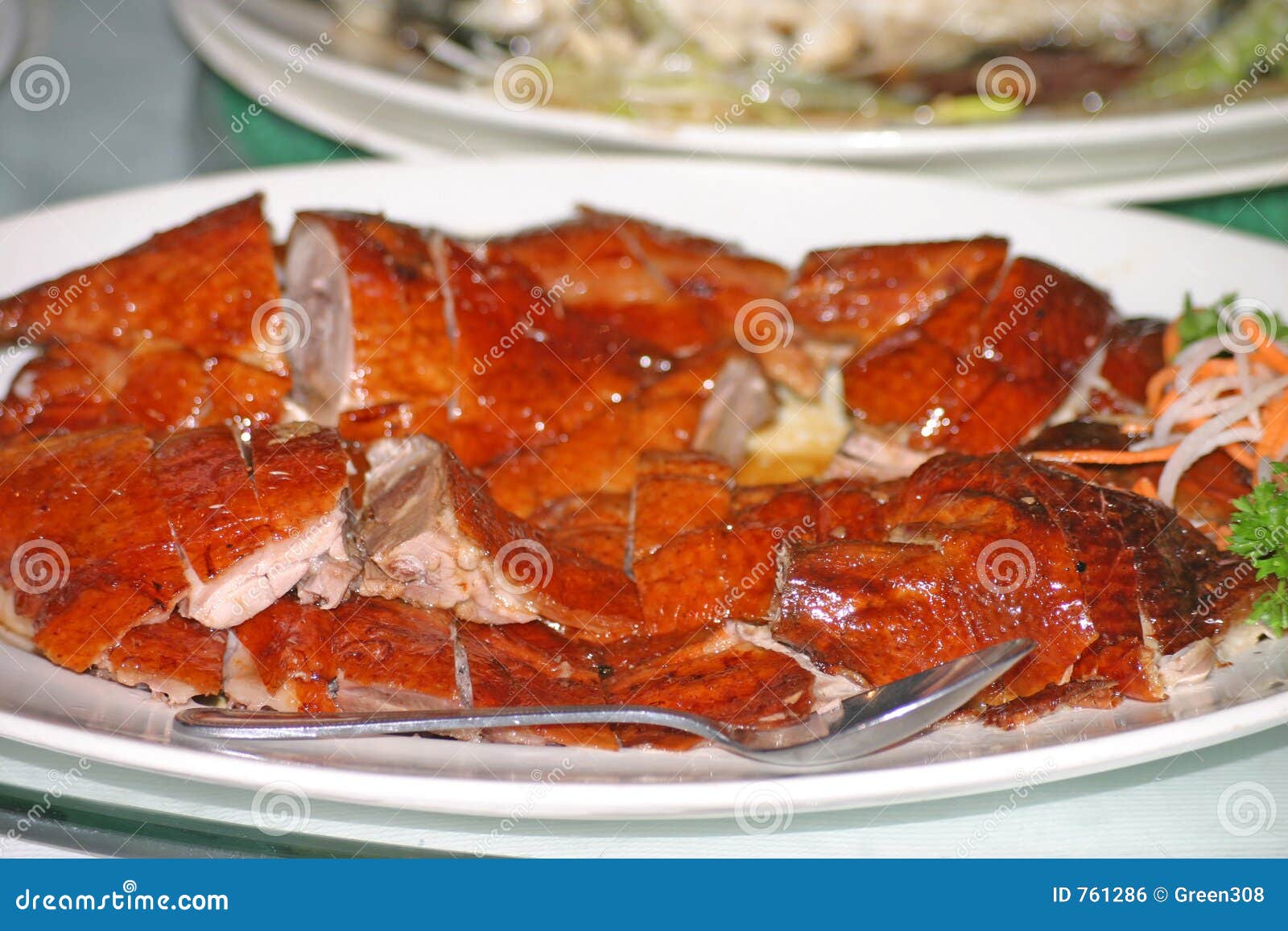 Chinese Pork stock photo. Image of dining, plate, oriental - 761286