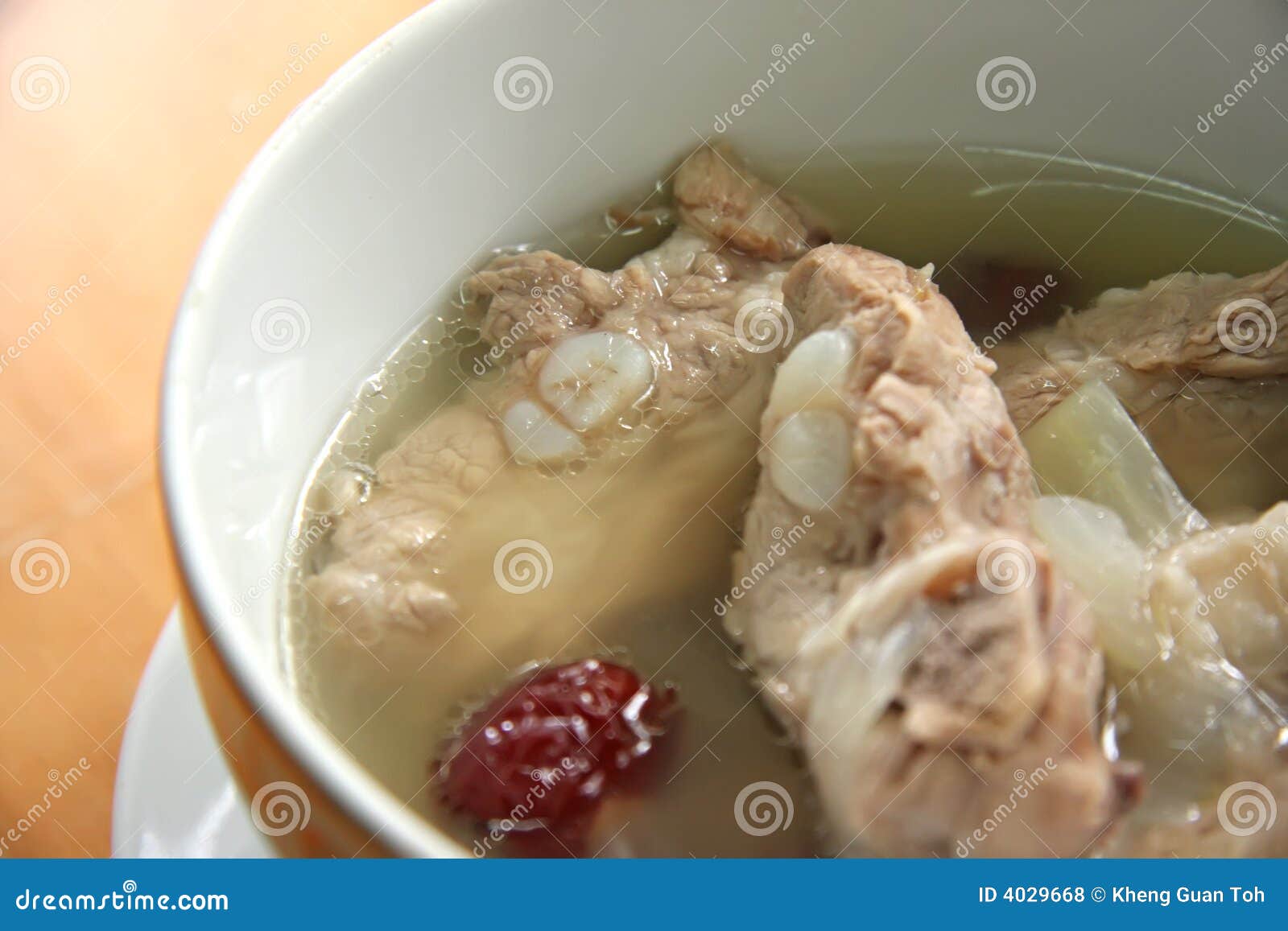 Chinese pork soup stock photo. Image of cuisine, food - 4029668