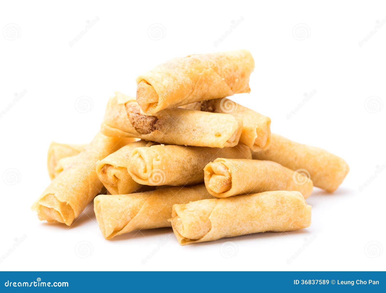 Chinese prawn spring roll stock image. Image of small - 36837589