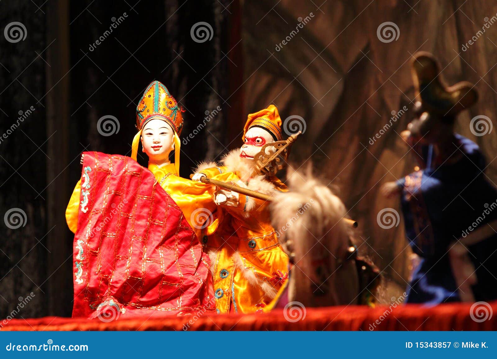 Chinese Puppet stock image. Image of monk, folklore, noise - 15343857