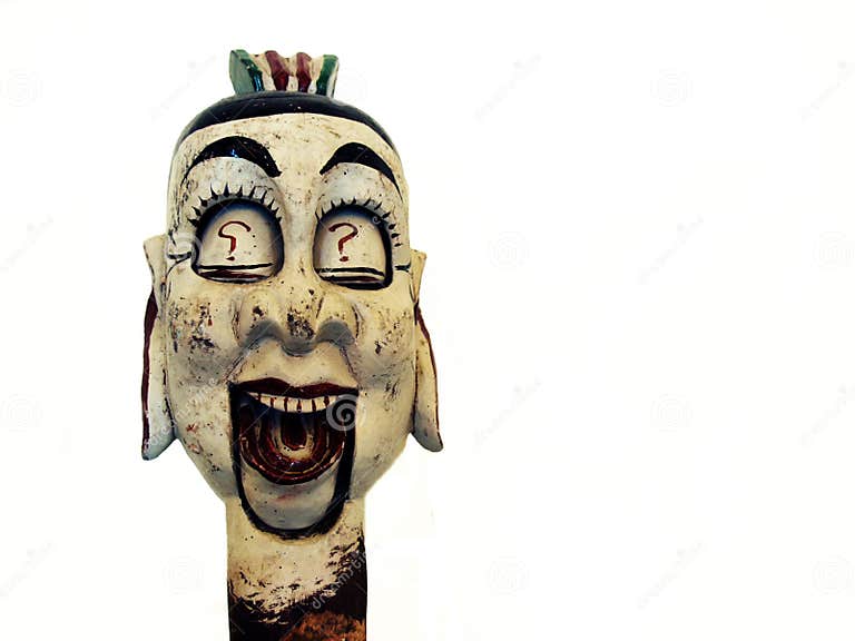 Chinese puppet head stock image. Image of background, isolated - 9298073