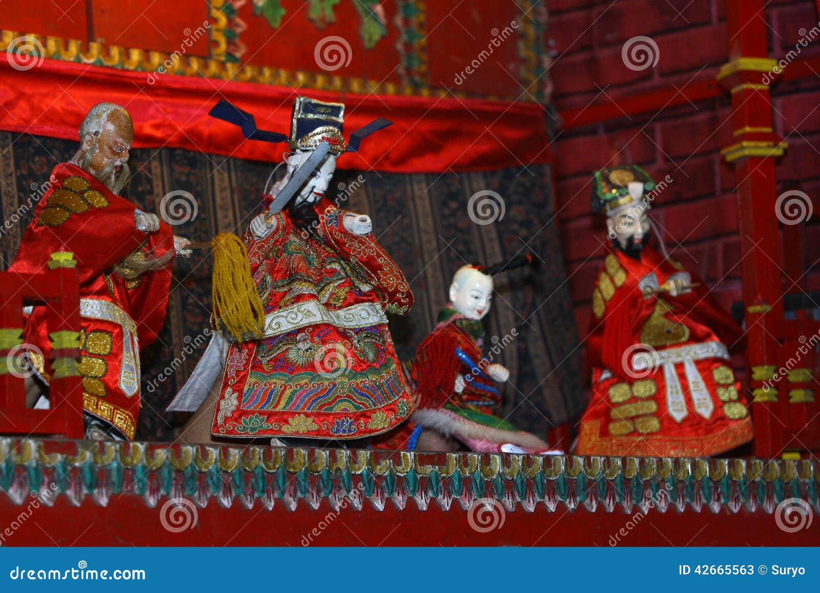 Chinese puppet editorial stock photo. Image of tradition - 42665563