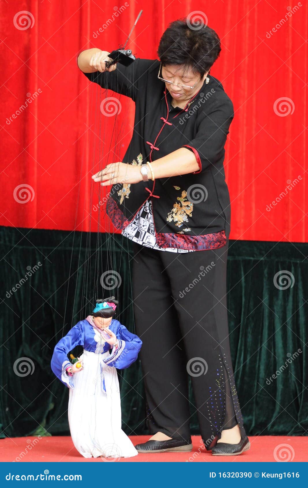 Chinese Puppet String Performer Editorial Image - Image of woman ...