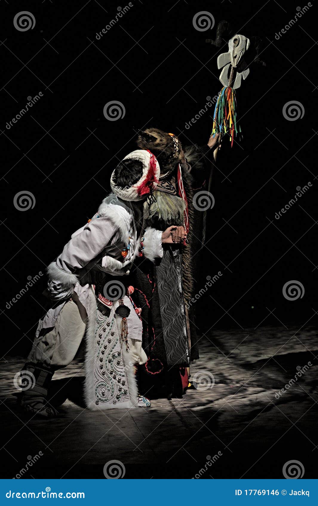 Chinese Qiang ethnic dance editorial photo. Image of finery - 17769146