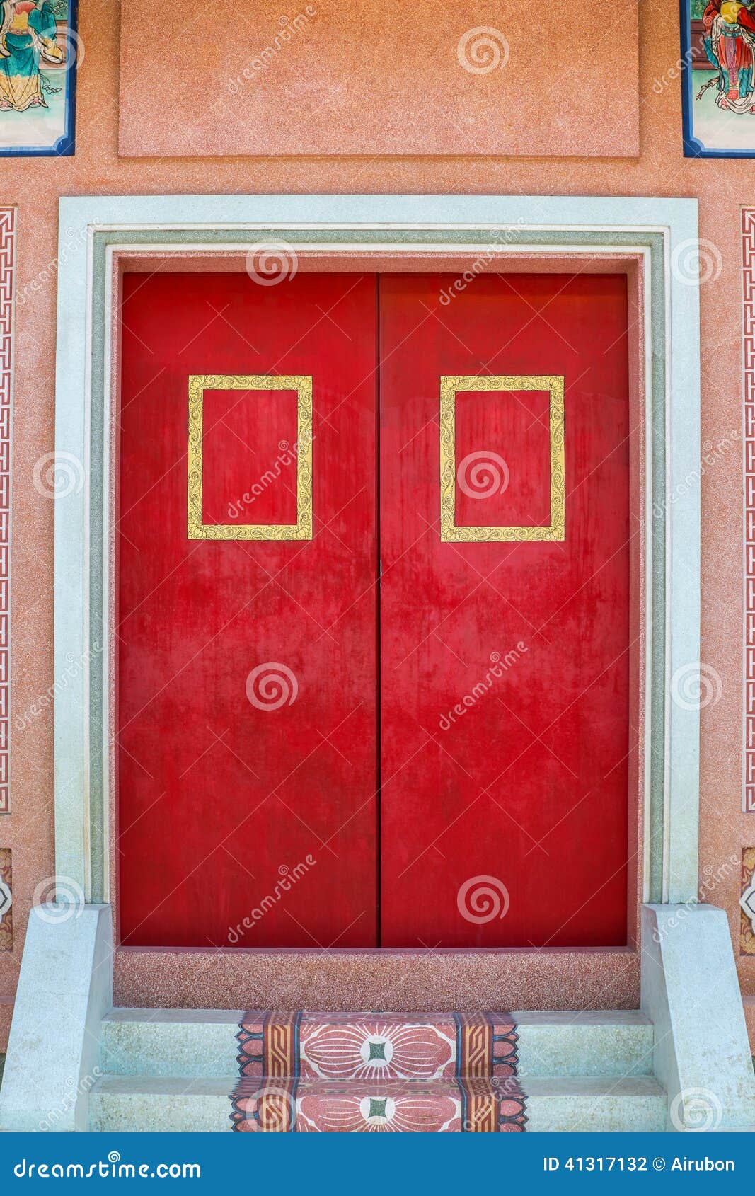 Chinese red door stock photo. Image of asia, pattern - 41317132