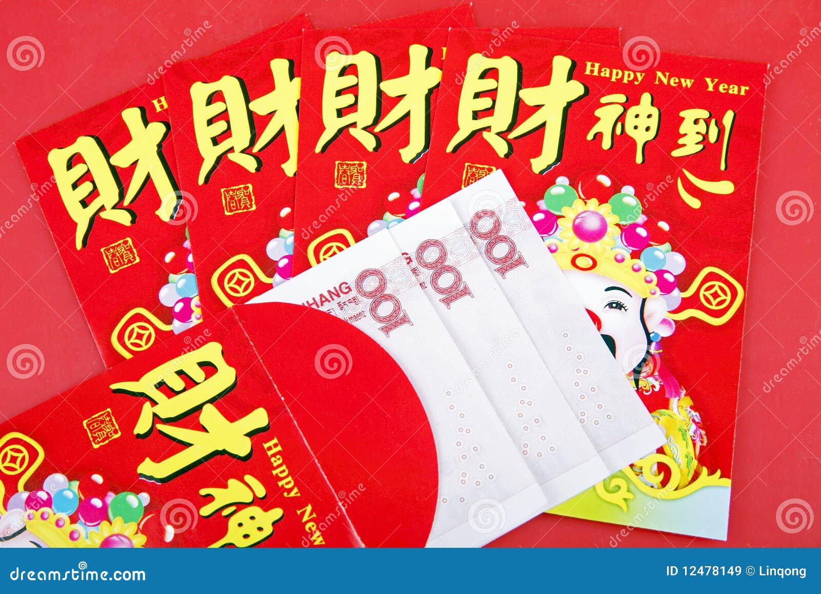 Chinese red packet stock image. Image of asian, buck - 12478149