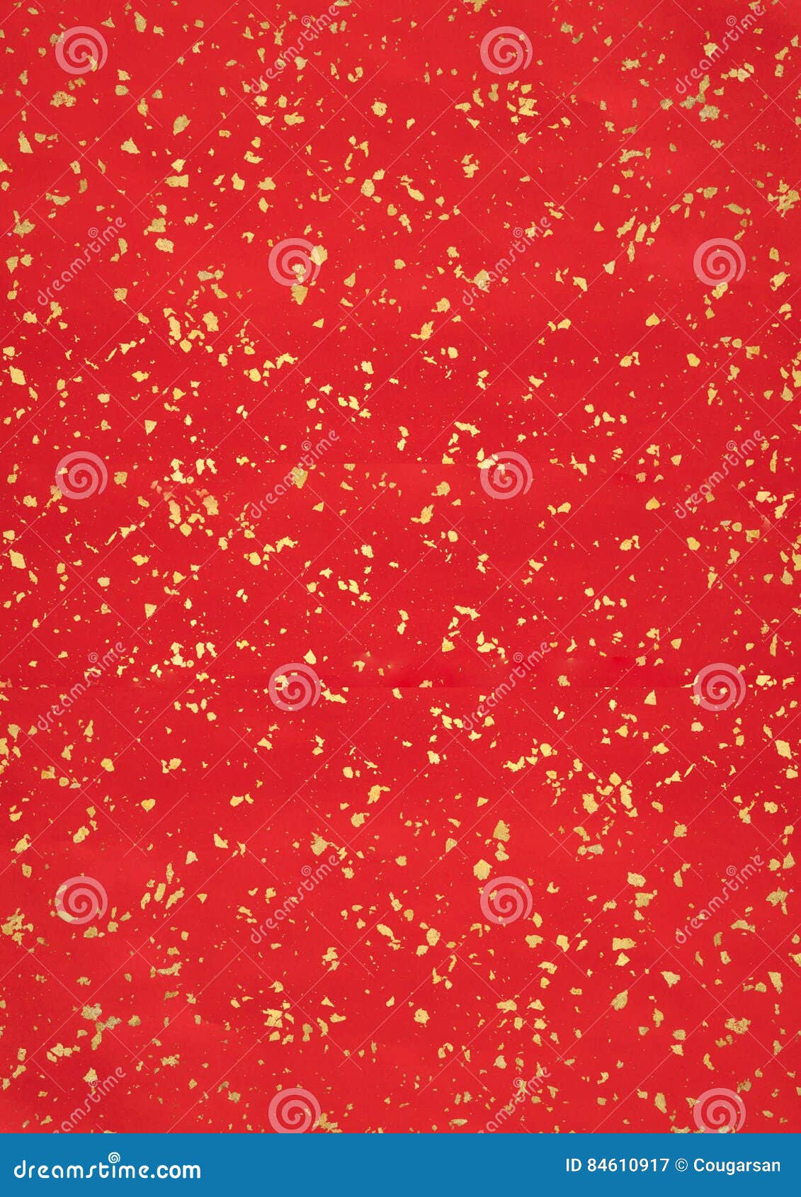 Chinese Red Textured Background with Golden Paper Broken Stock Image ...