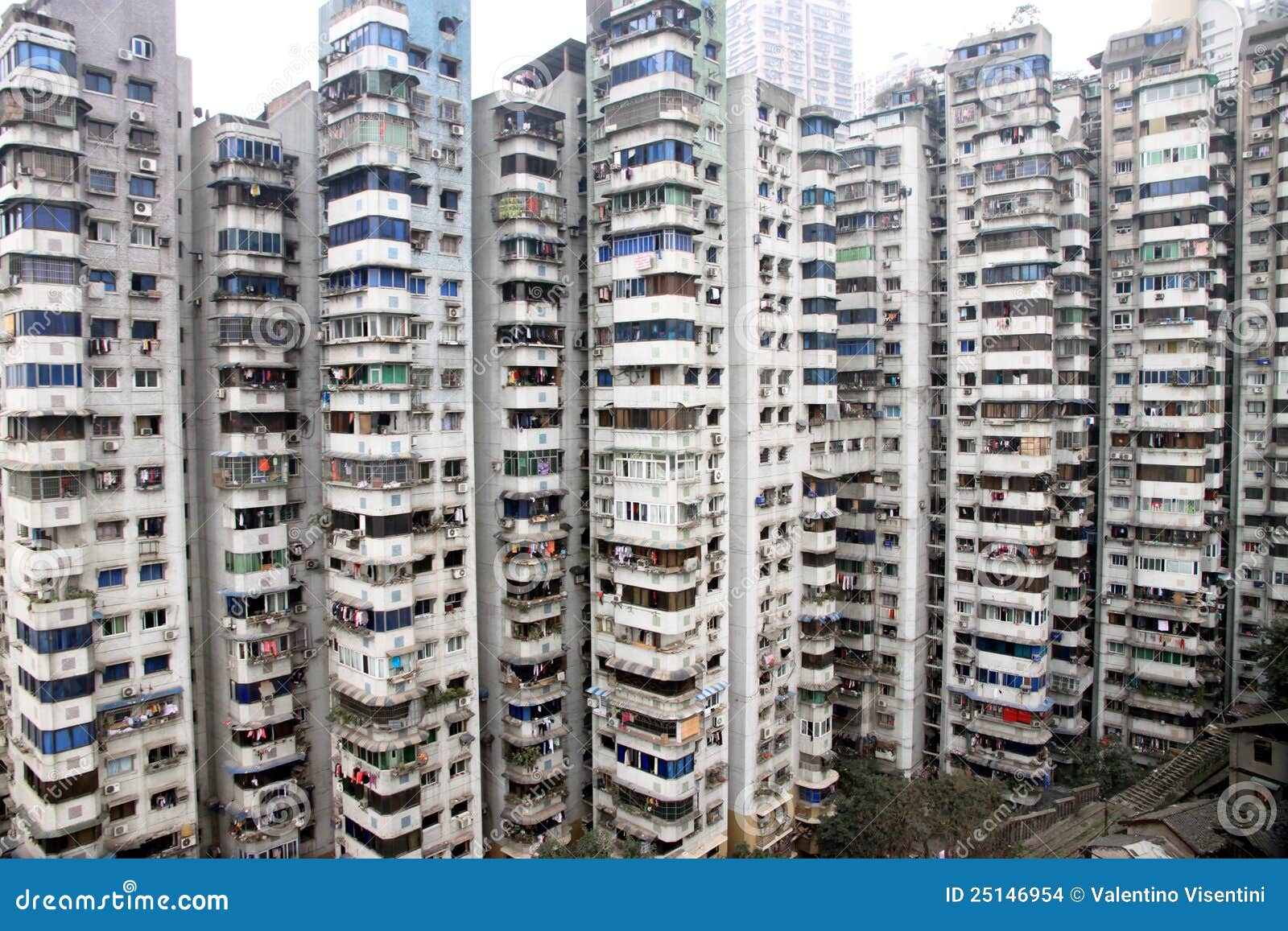 Chinese Residential Building Editorial Stock Image - Image of modern ...