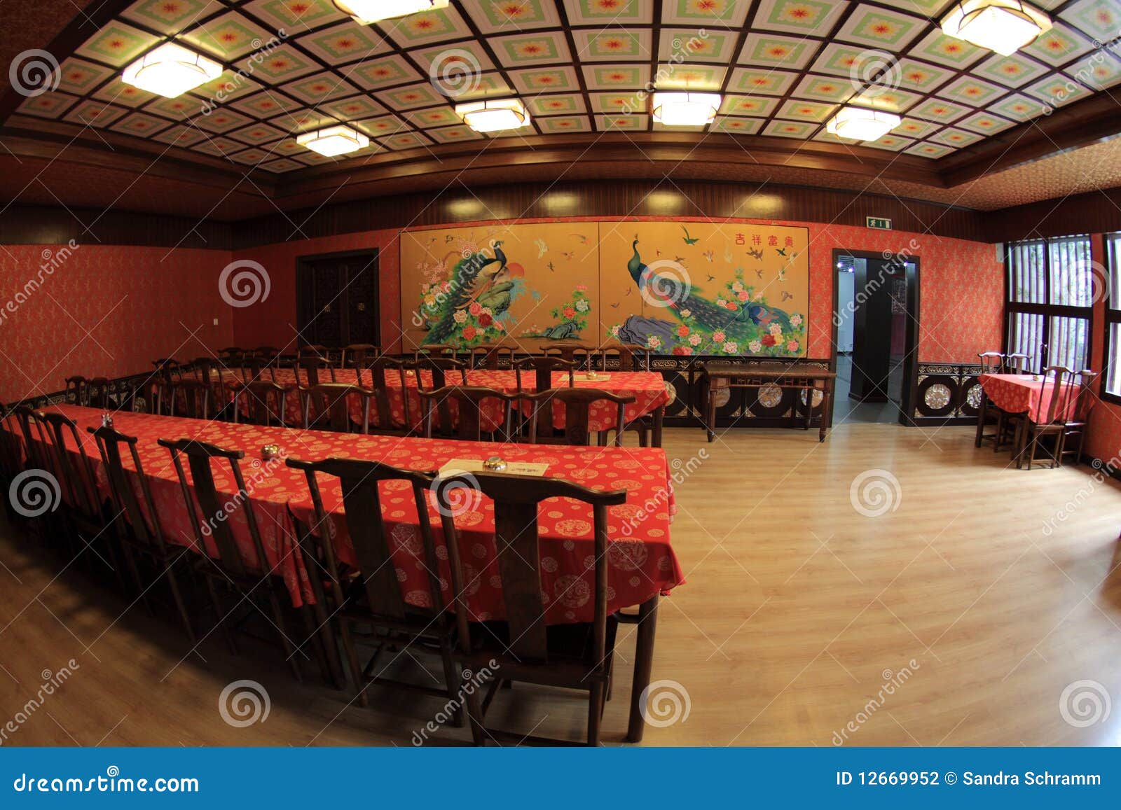 Chinese restaurant stock photo. Image of lamp, indoors - 12669952