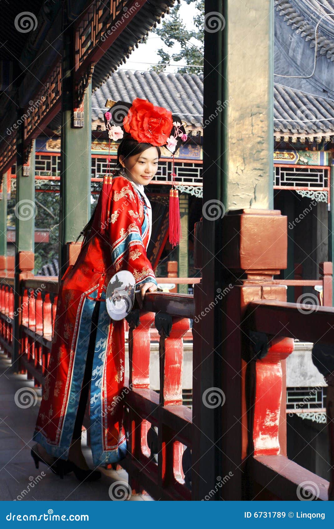Chinese retro beauty stock image. Image of beijing, dignified - 6731789
