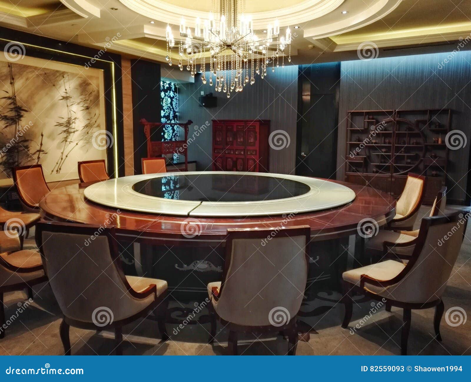 Chinese retro parlor 8 stock image. Image of decorating - 82559093