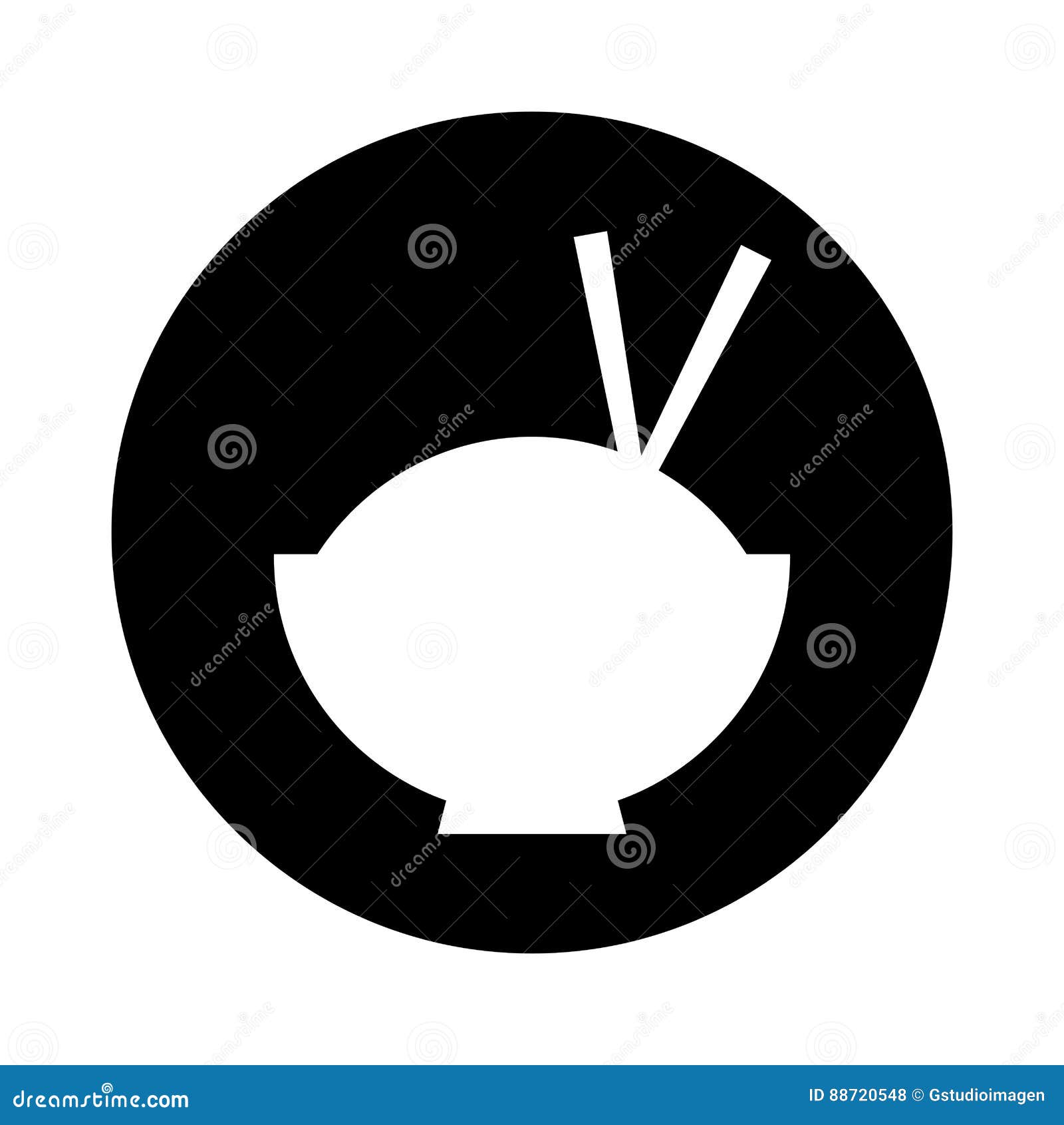 Chinese rice food icon stock vector. Illustration of cook - 88720548