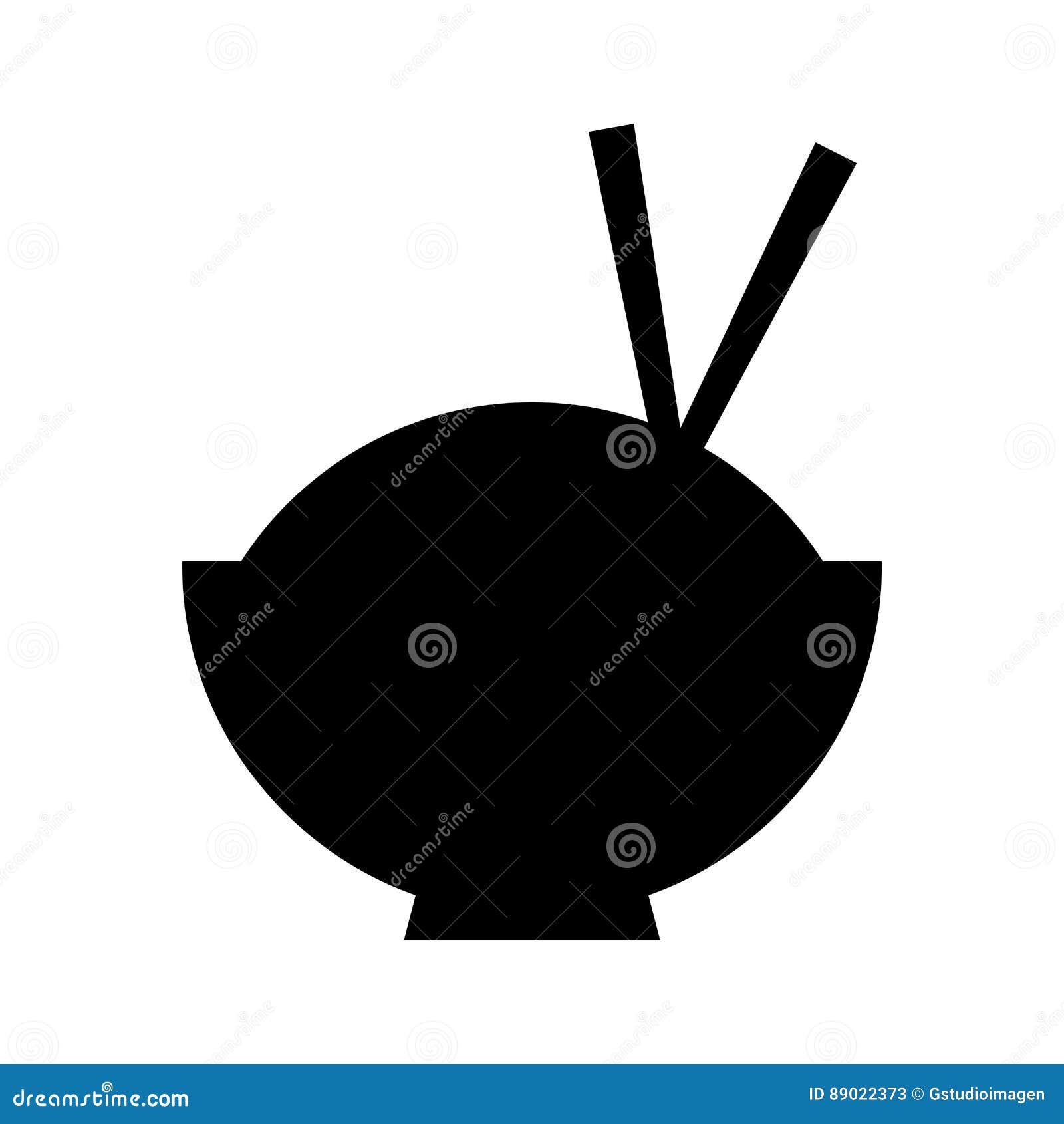 Chinese rice food icon stock vector. Illustration of food - 89022373