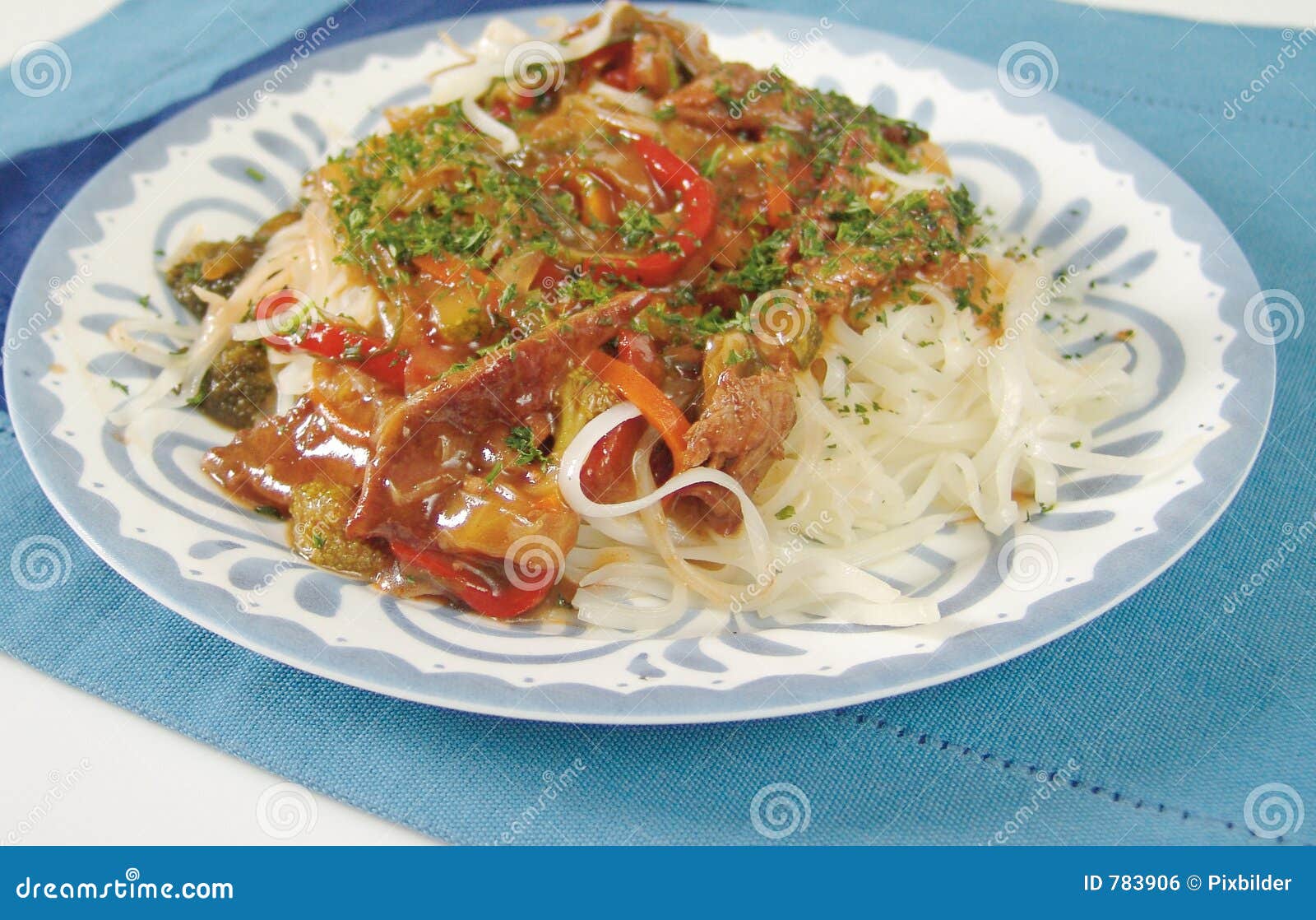 Chinese rice noodles stock photo. Image of angel, portion - 783906