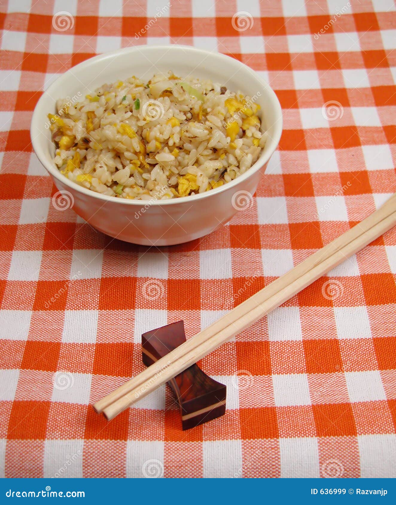 Chinese rice on a table stock image. Image of kitchen, asian - 636999