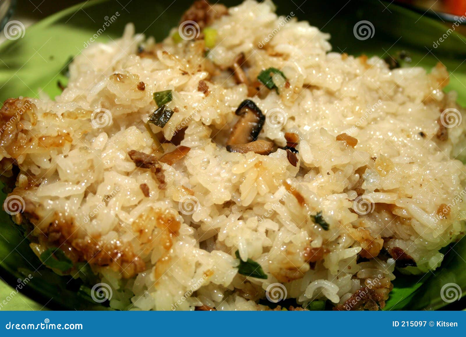 Chinese Rich Glutinous Rice Stock Image - Image of aroma, shreds: 215097