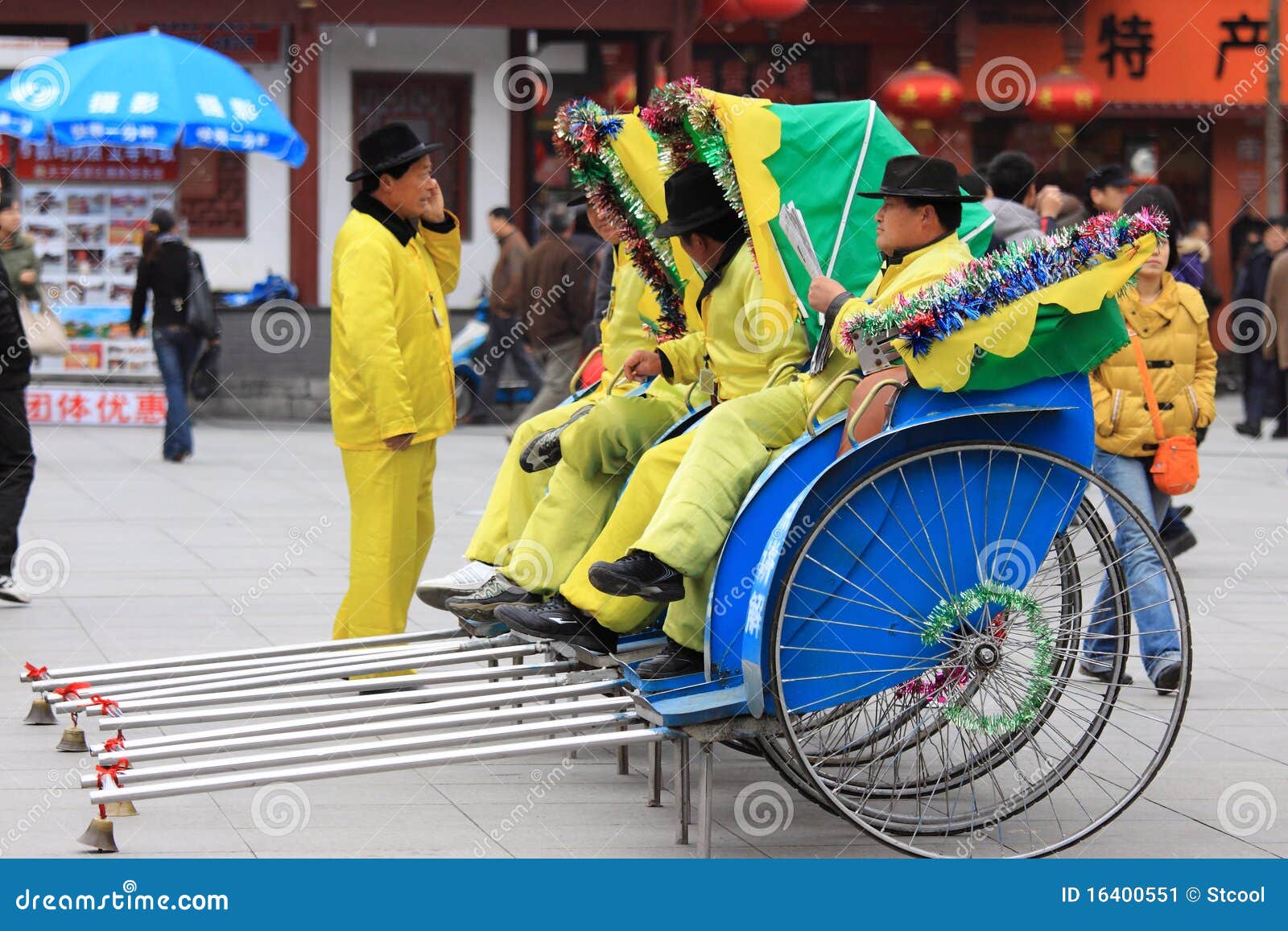 Chinese Rickshaw editorial photo. Image of rickshaw, eastern - 16400551