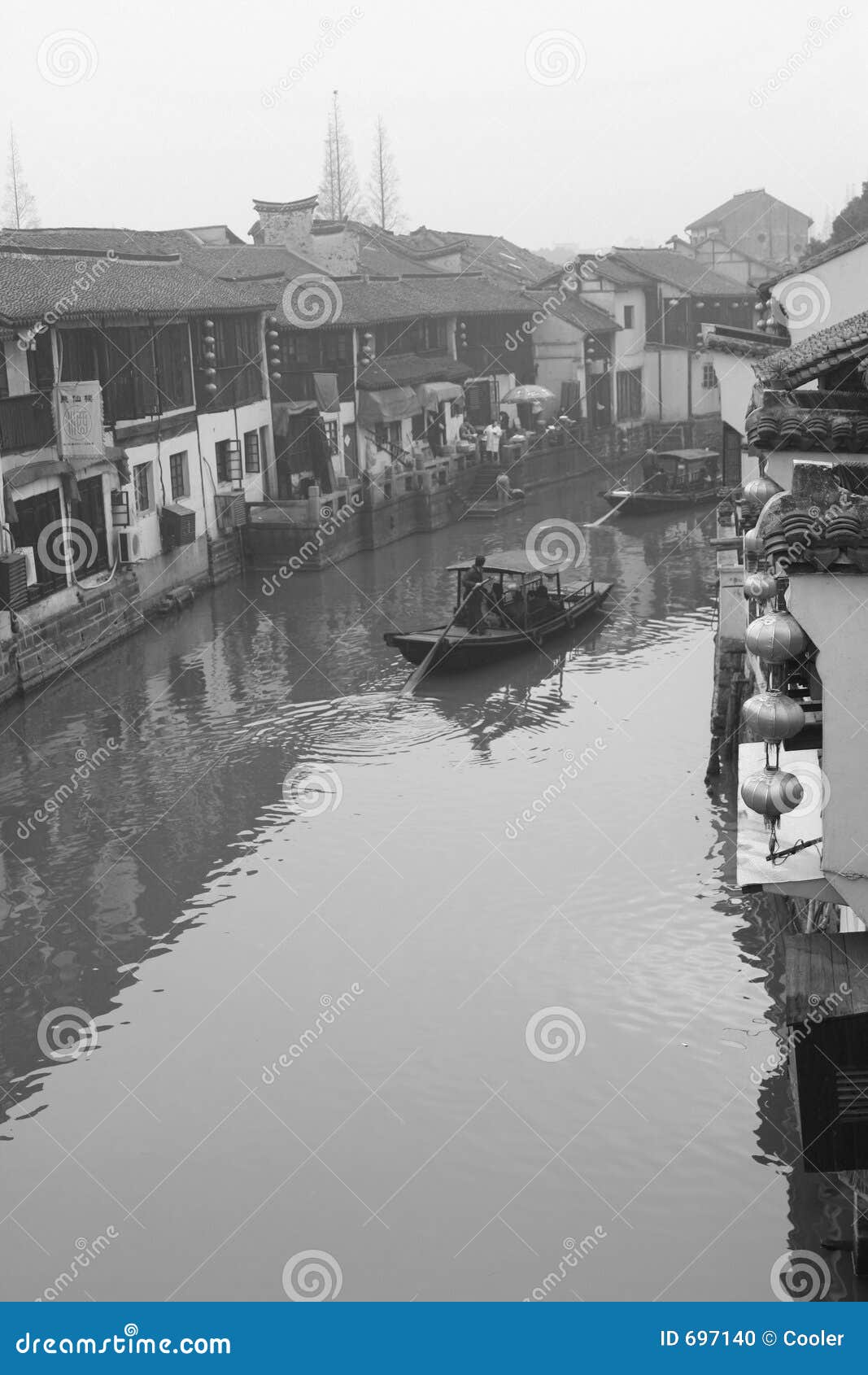 Chinese riverside village stock photo. Image of chinese - 697140