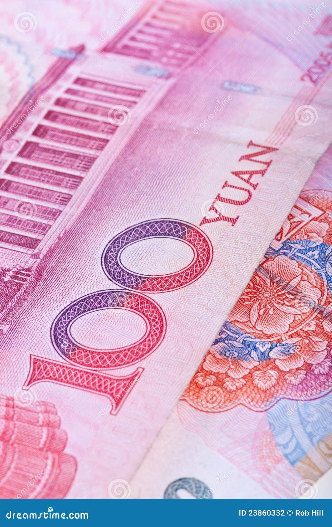 Chinese RMB Banknotes stock photo. Image of renminbi - 23860332