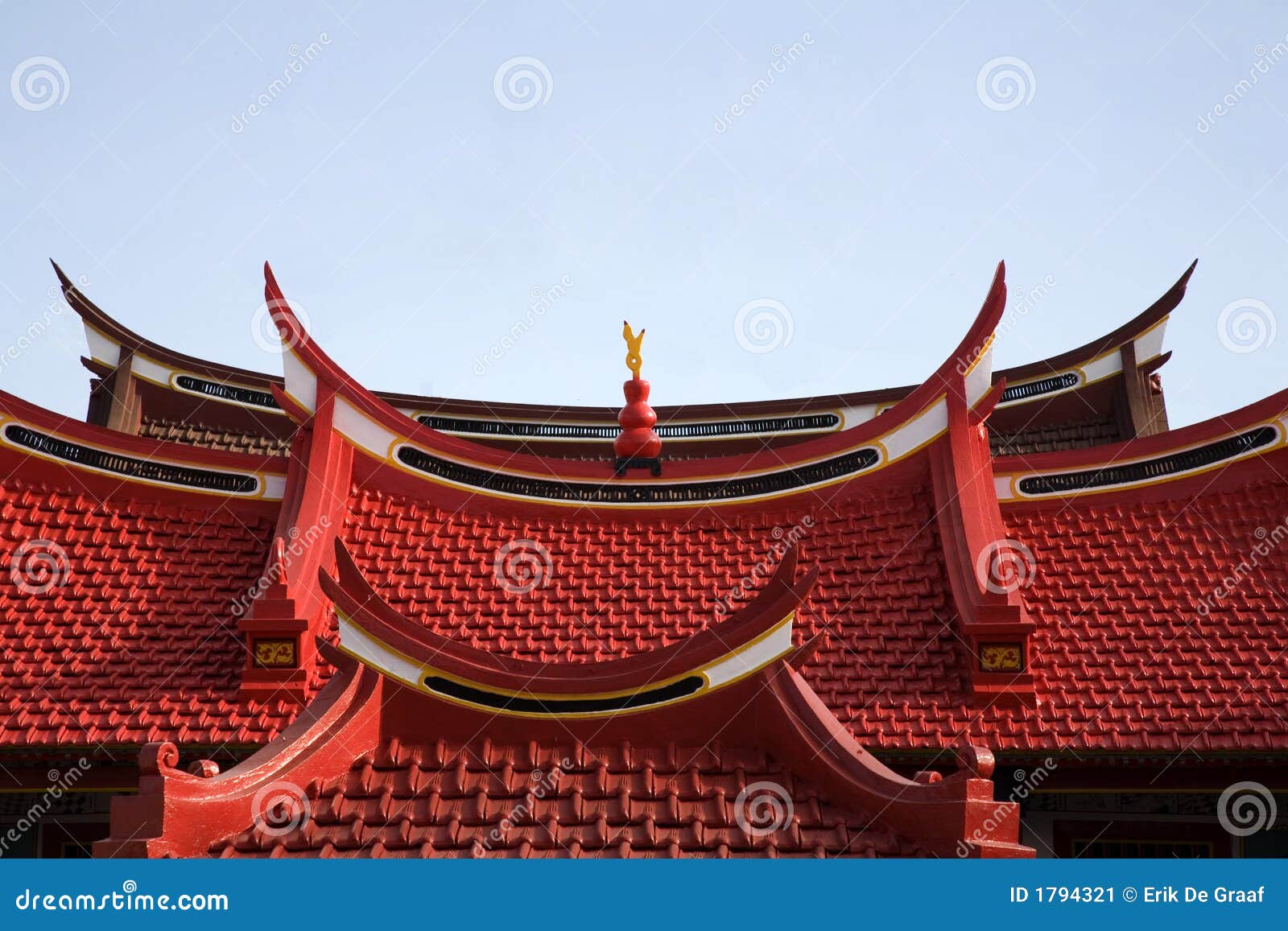 Chinese roof 2 stock image. Image of wooden, construction - 1794321