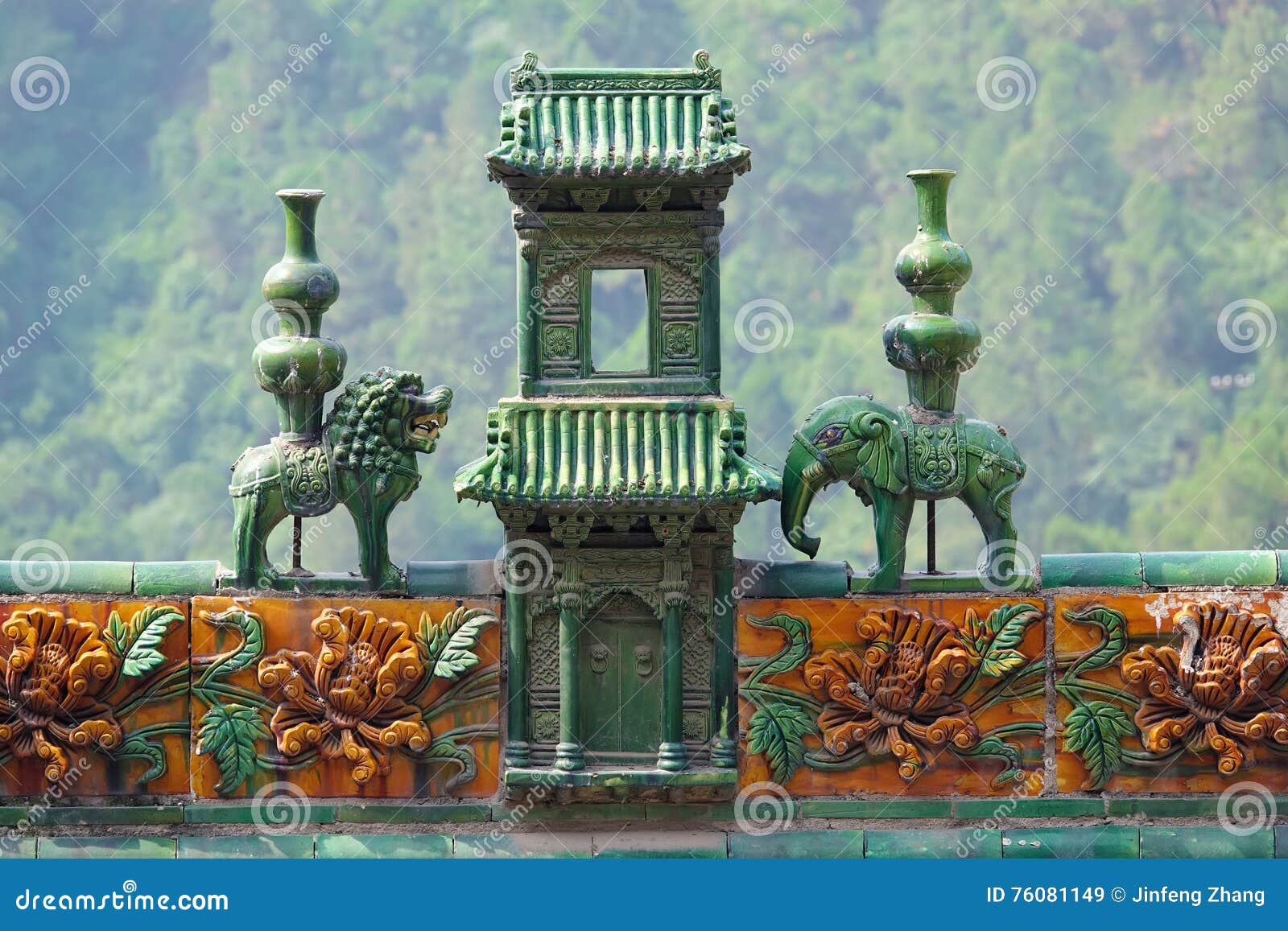 Chinese roof ridge stock image. Image of fastigium, classic - 76081149