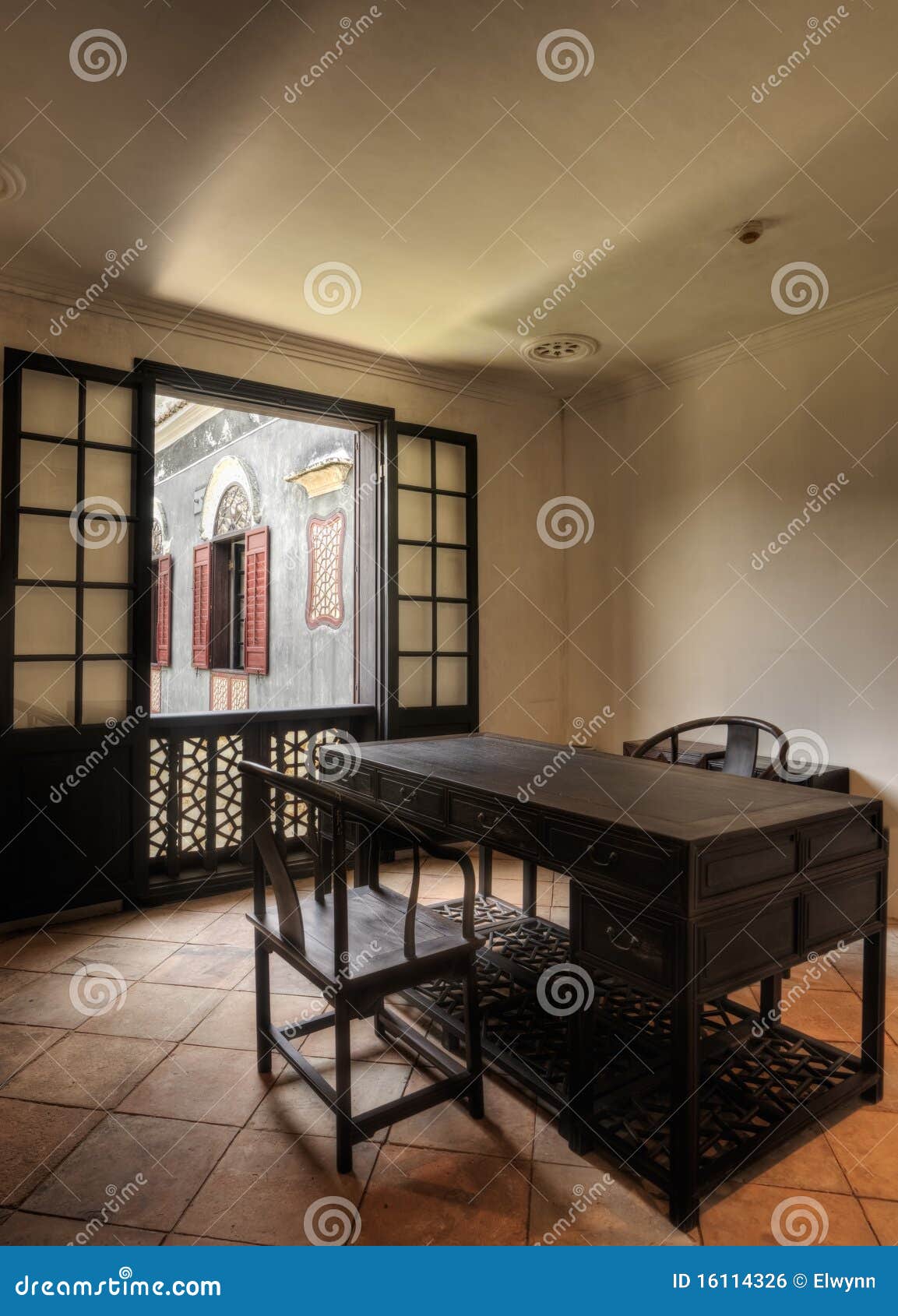 Chinese room stock photo. Image of residency, construction - 16114326