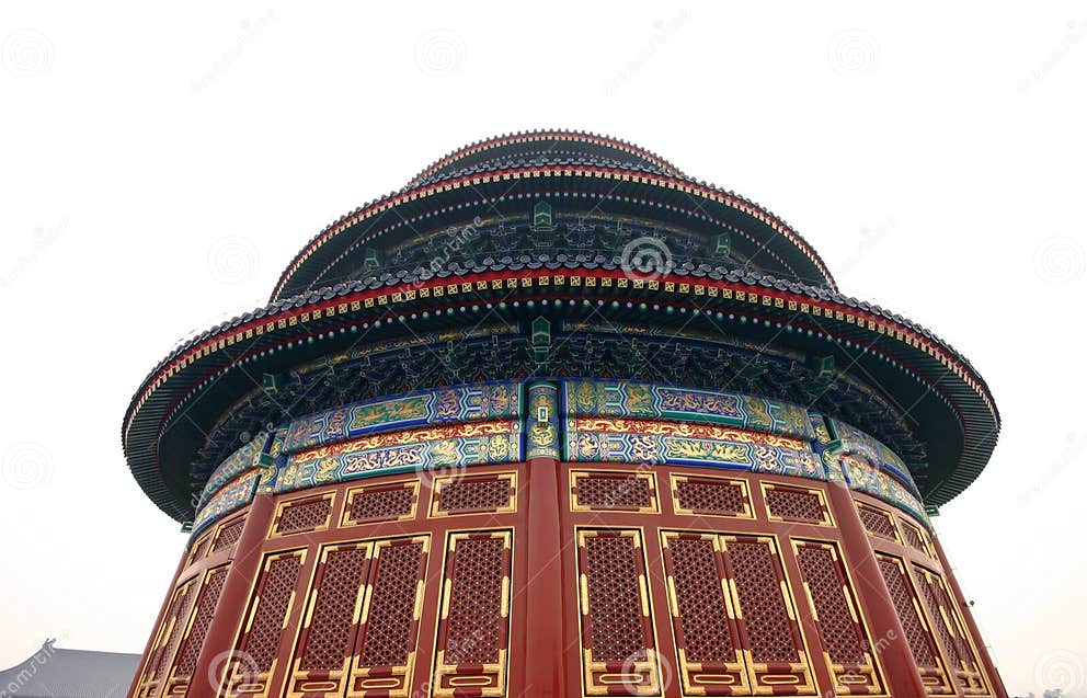 Chinese round building stock photo. Image of chinese, blue - 5586038