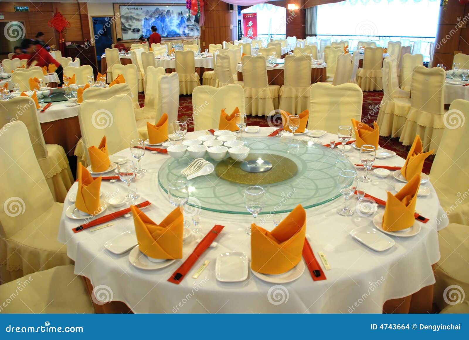 Chinese Rstaurant Table stock photo. Image of prom, waitress - 4743664