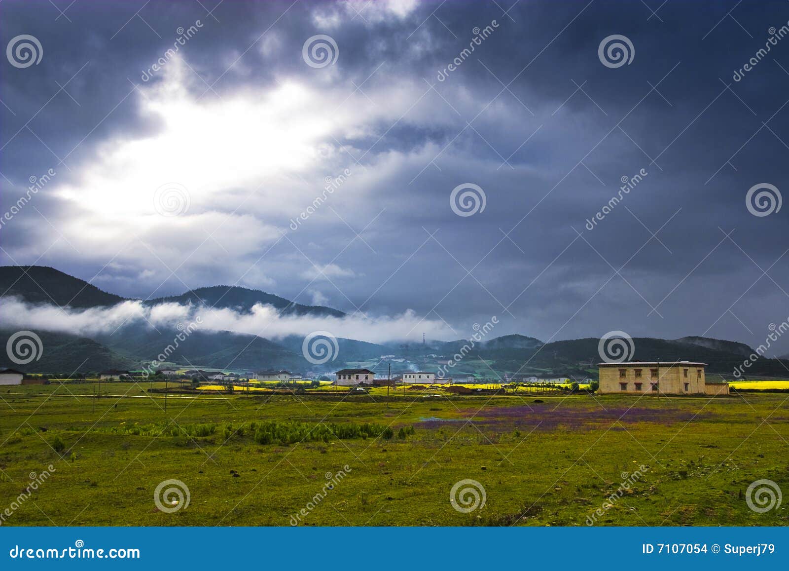 Chinese rural scenery stock photo. Image of yunnan, pastoral - 7107054