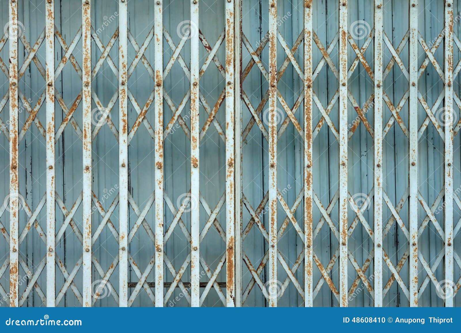 Chinese Rusty Traditional Gate or Folding Doors Stock Photo - Image of ...
