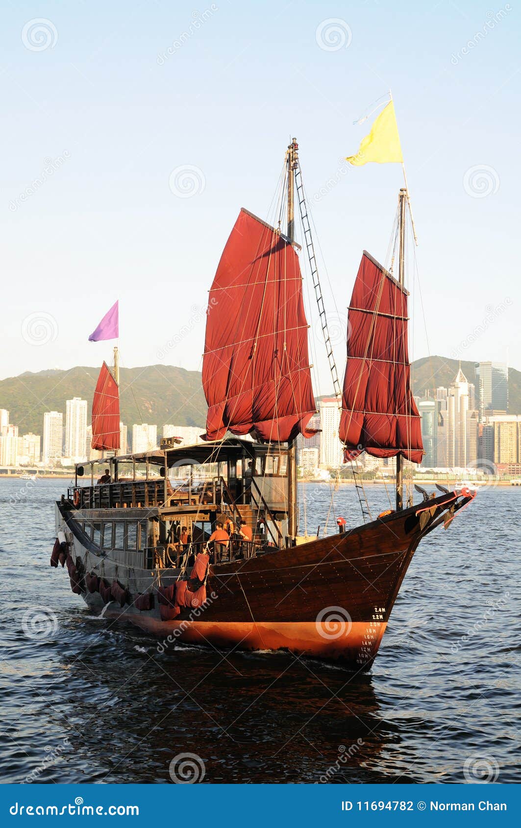 Chinese sailing ship stock photo. Image of china, boat - 11694782