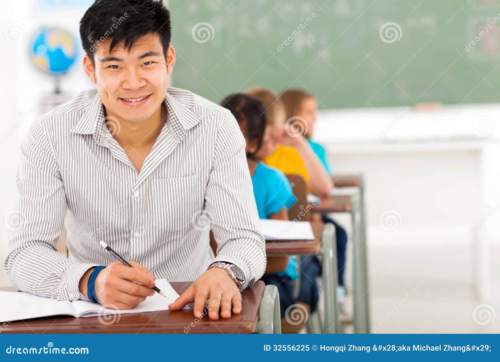 Chinese school teacher stock image. Image of looking - 32556225