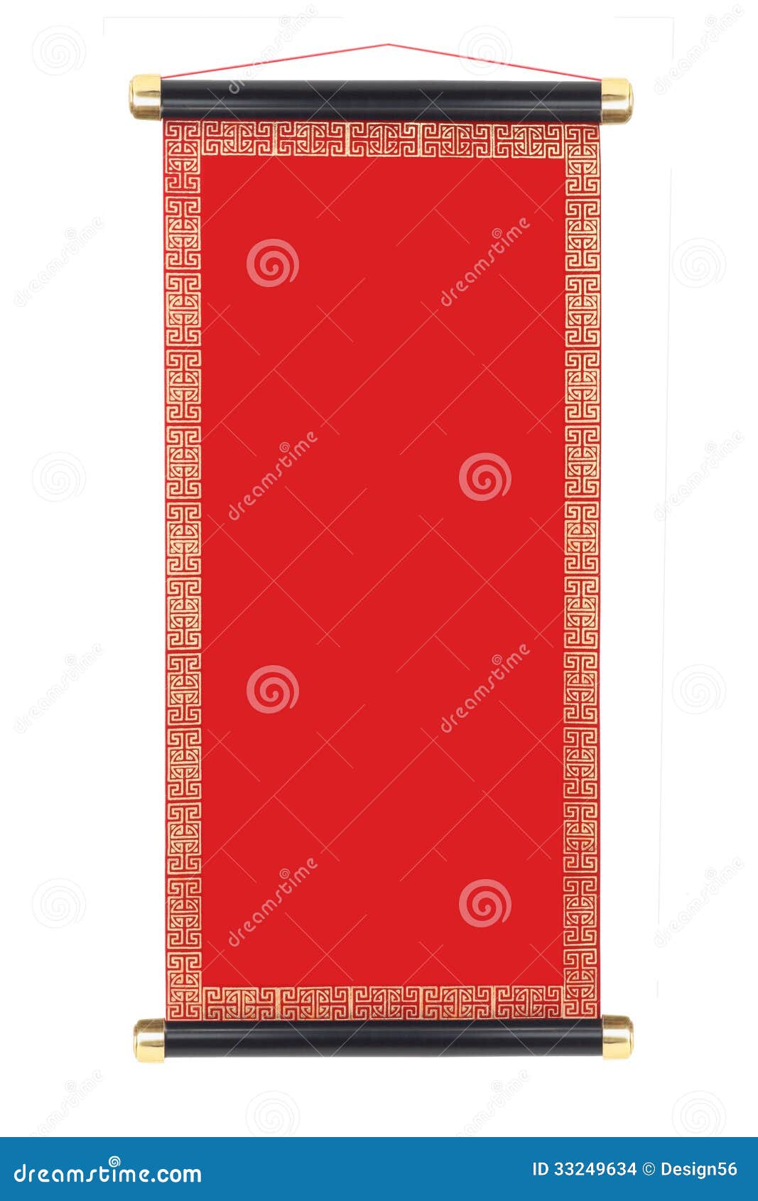 Chinese Scroll stock photo. Image of design, festival - 33249634