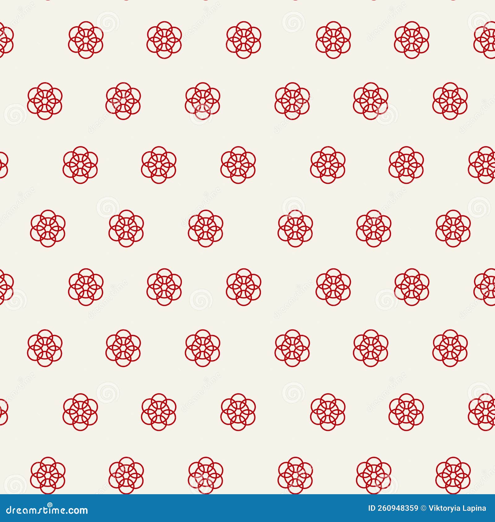 Chinese Seamless Pattern, Oriental Background for New Year. Vector ...