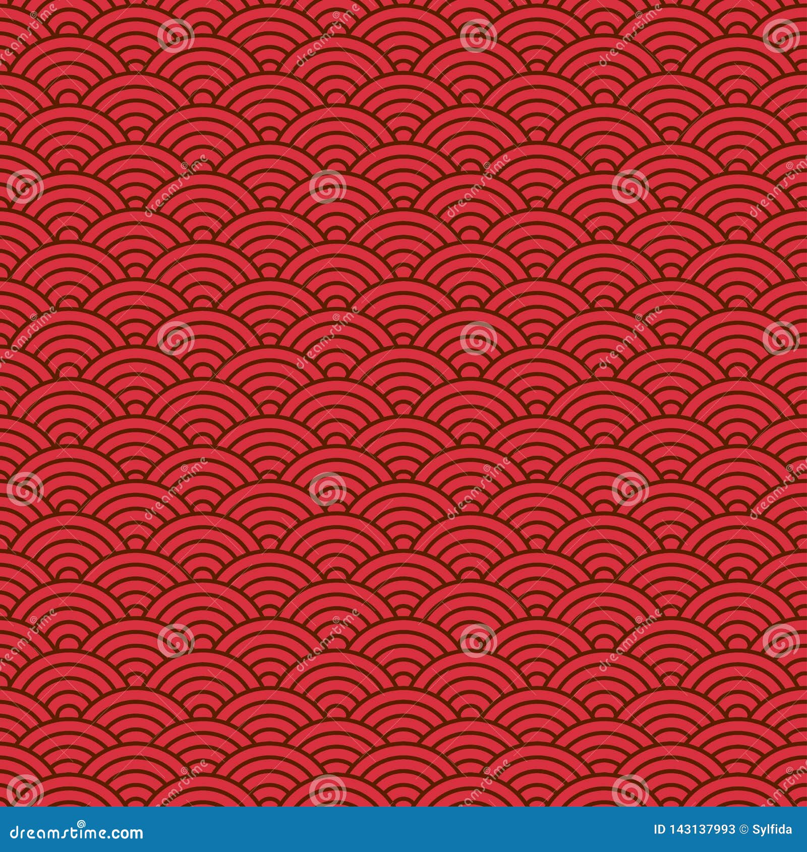 Chinese Seamless Pattern. Vector Illustration Stock Illustration ...