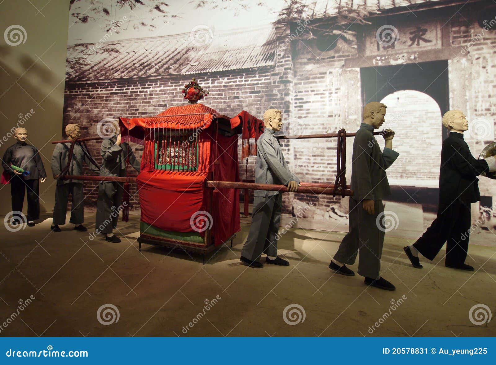 Chinese sedan chair editorial photo. Image of house, heritage - 20578831